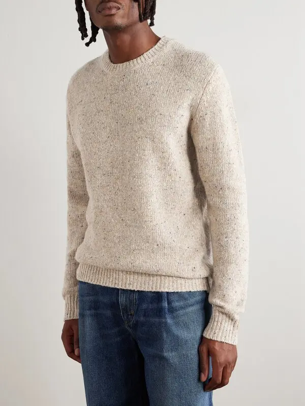 Hartford Wool-blend Sweater - Neutrals