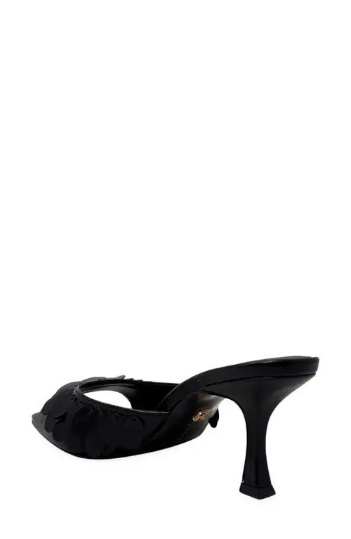 SHU SHOP Grace Embellished Slide Sandal - Black