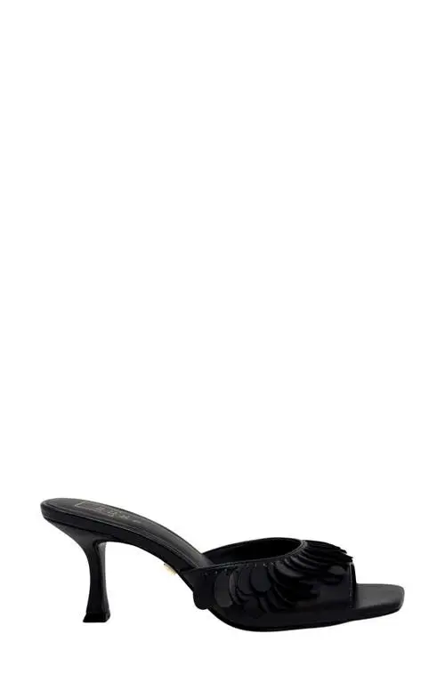 SHU SHOP Grace Embellished Slide Sandal - Black