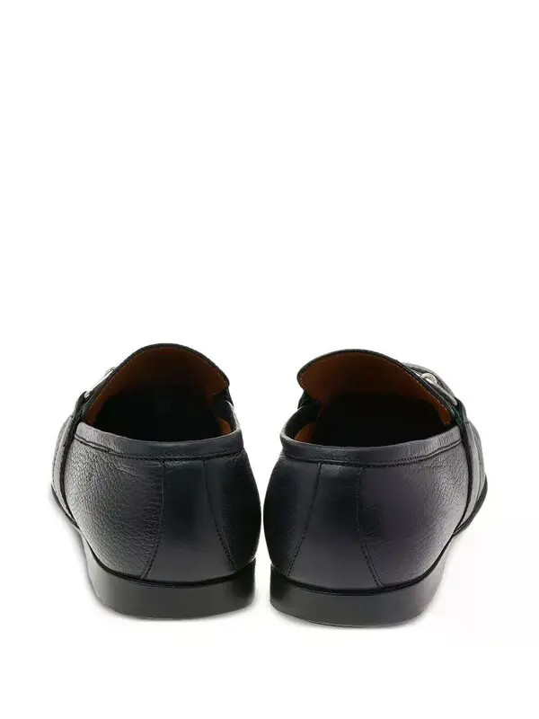 Gucci Leather Loafers With Horsebit Detailing