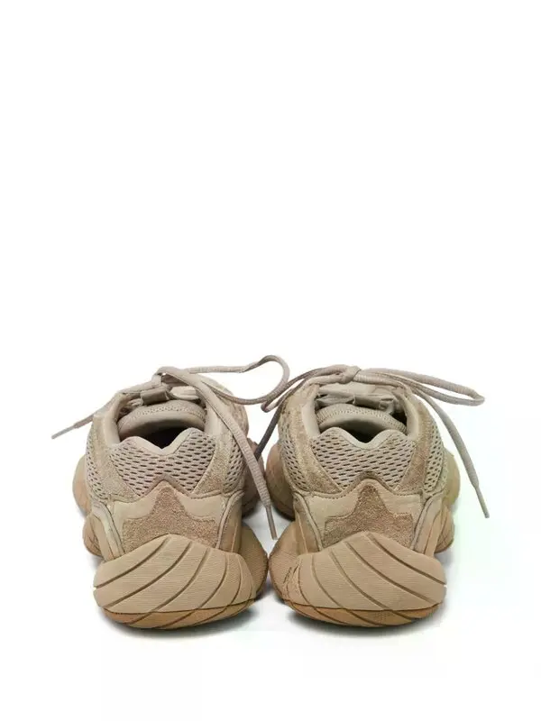 ADIDAS X YEEZY Suede And Mesh Panel Sneakers