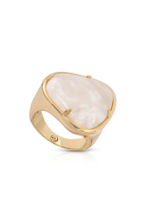 Ettika Solstice Statement Ring - Bone