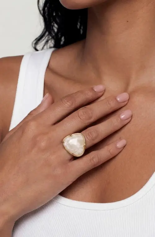 Ettika Solstice Statement Ring - Bone