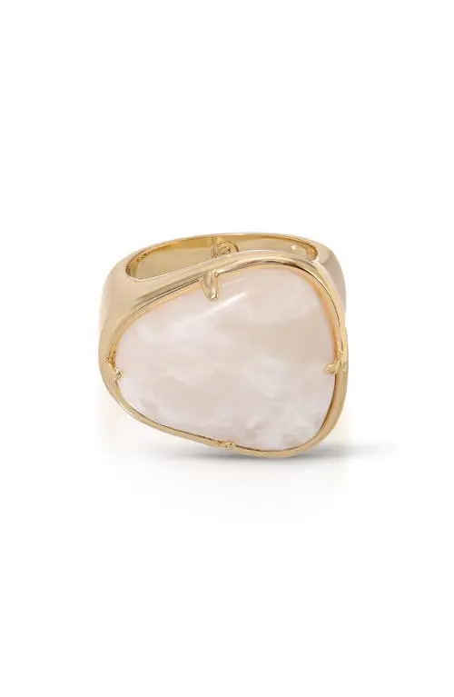 Ettika Solstice Statement Ring - Bone
