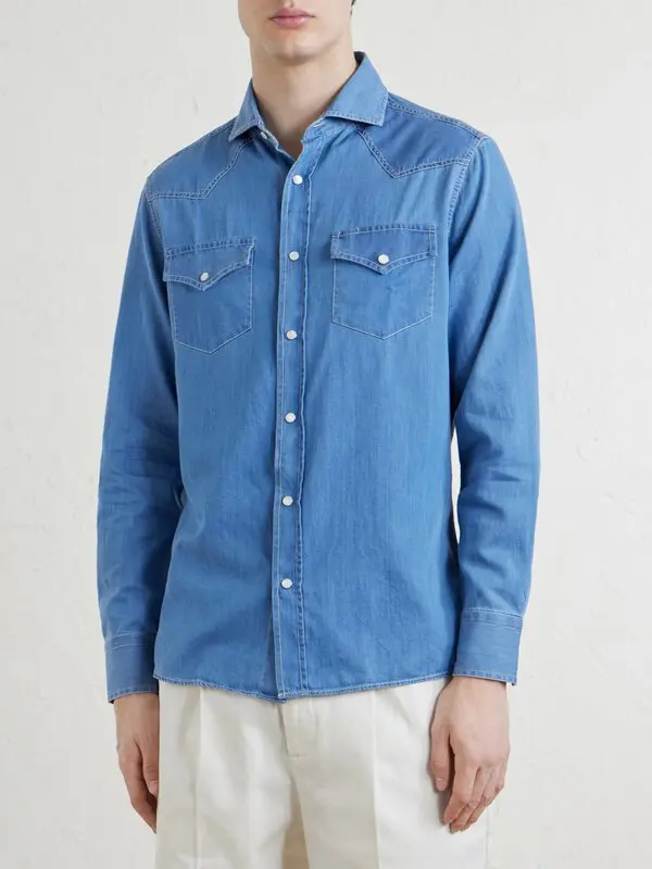 Brunello Cucinelli Denim Shirt