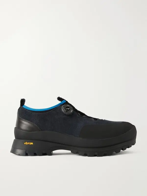 Blue Blue Japan Pg Rubber-trimmed Suede Sneakers