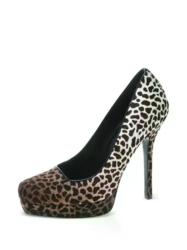 Gucci 135mm Leopard-print Pumps
