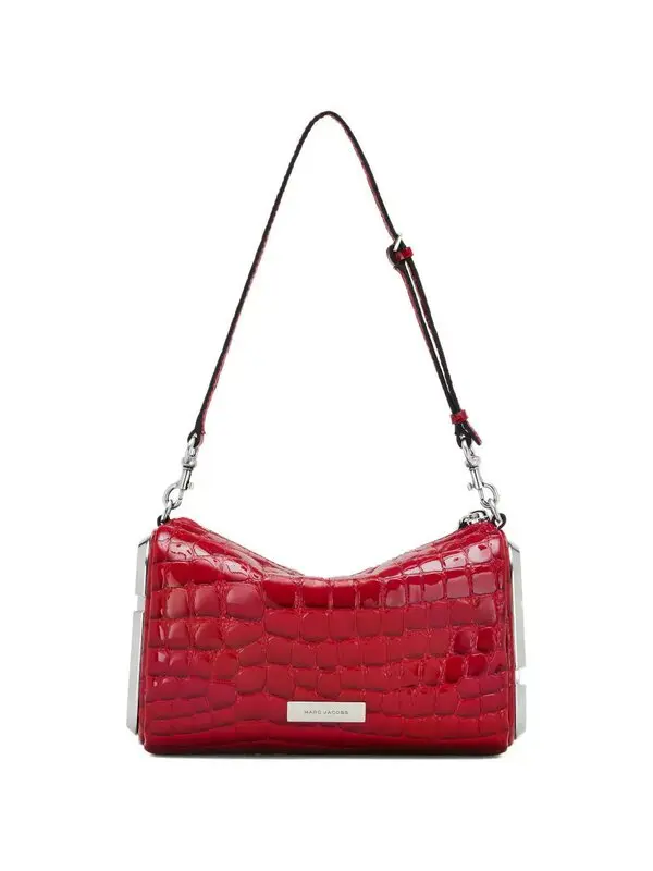 Marc Jacobs The Glossy Croc Snapshot Shoulder Bag
