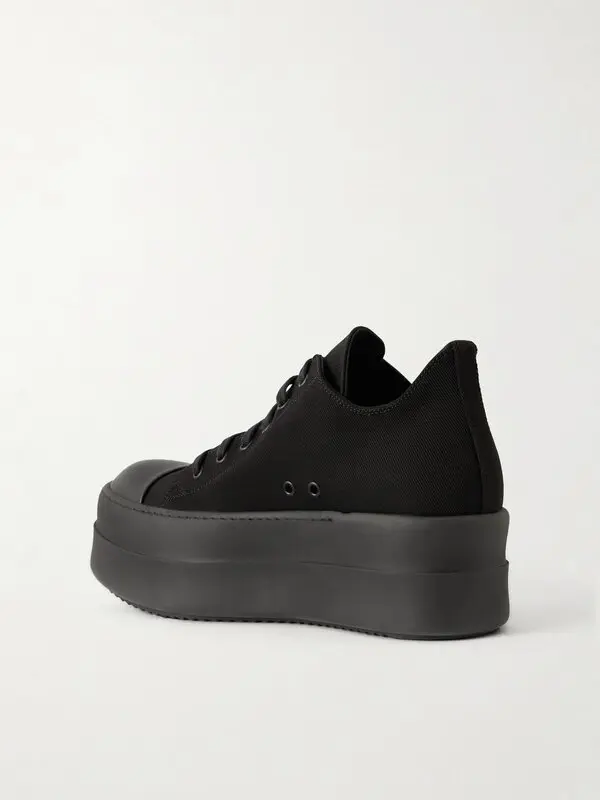 Rick Owens Mega Bumper Low Denim Sneakers