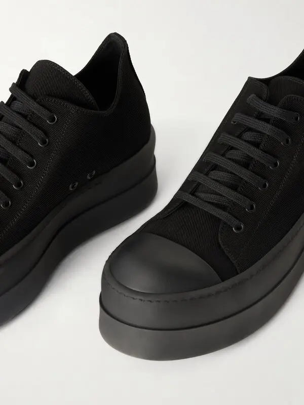 Rick Owens Mega Bumper Low Denim Sneakers