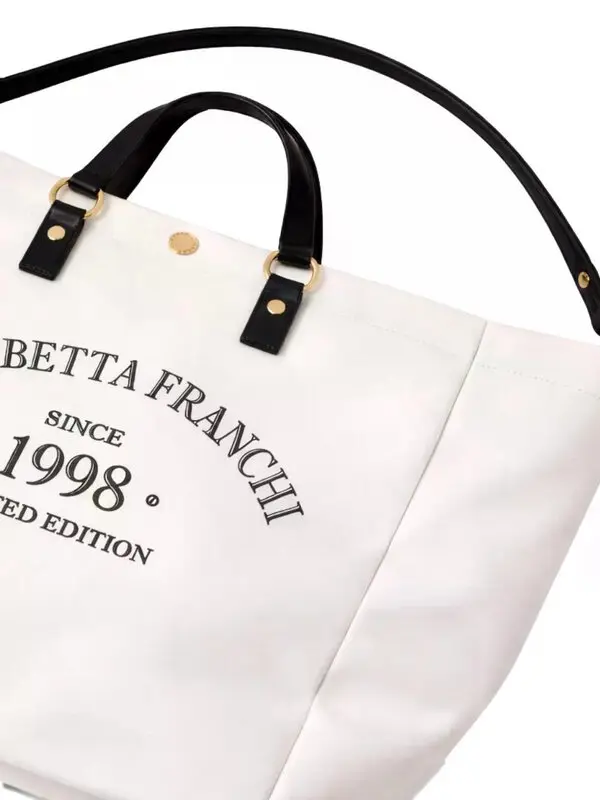 Elisabetta Franchi Top-handle Shoulder Bag - White