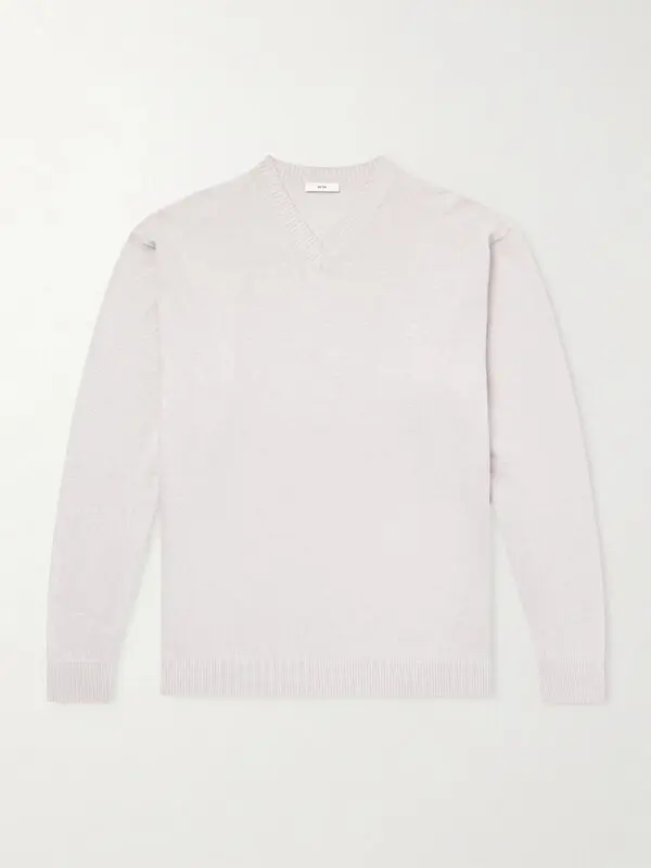 ATON Linen And Cotton-blend Sweater