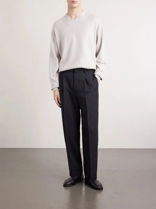 ATON Linen And Cotton-blend Sweater