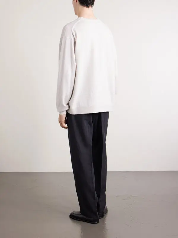 ATON Linen And Cotton-blend Sweater
