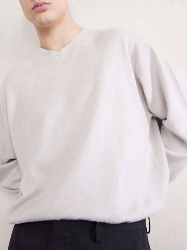 ATON Linen And Cotton-blend Sweater