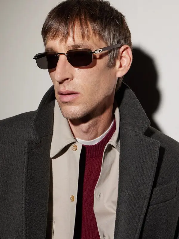Cartier Signature C Square-frame Sunglasses - Silver
