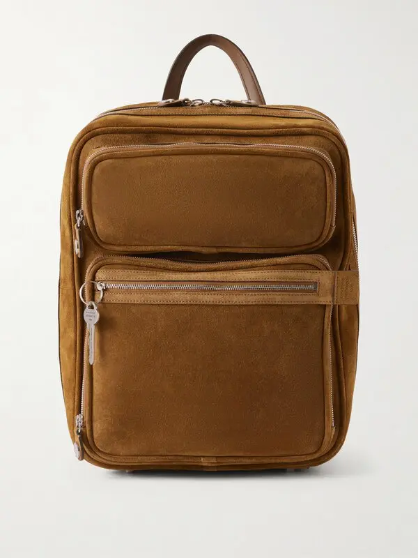 Acne Studios Camero Gym Suede Backpack - Brown