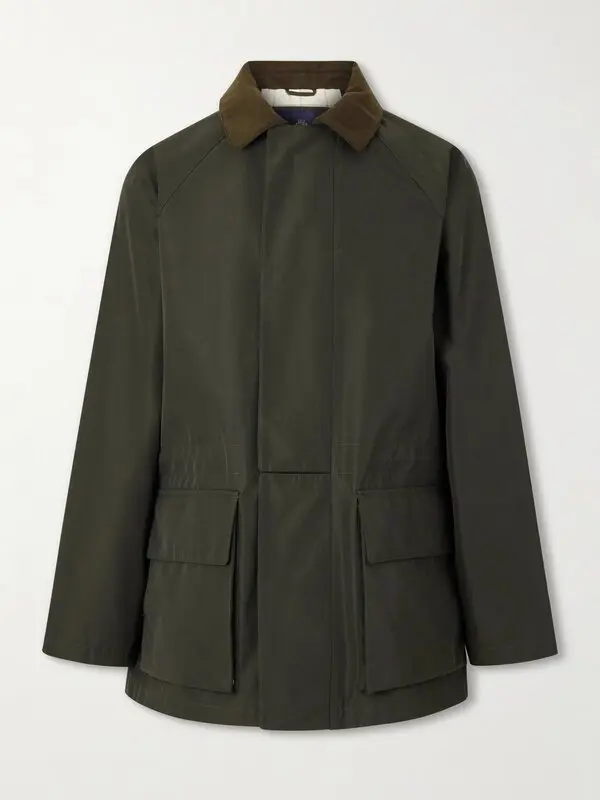 Loro Piana Horsey Leather-trimmed Field Jacket - Green