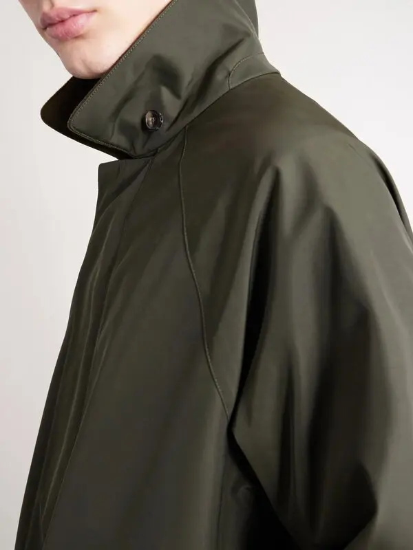 Loro Piana Horsey Leather-trimmed Field Jacket - Green
