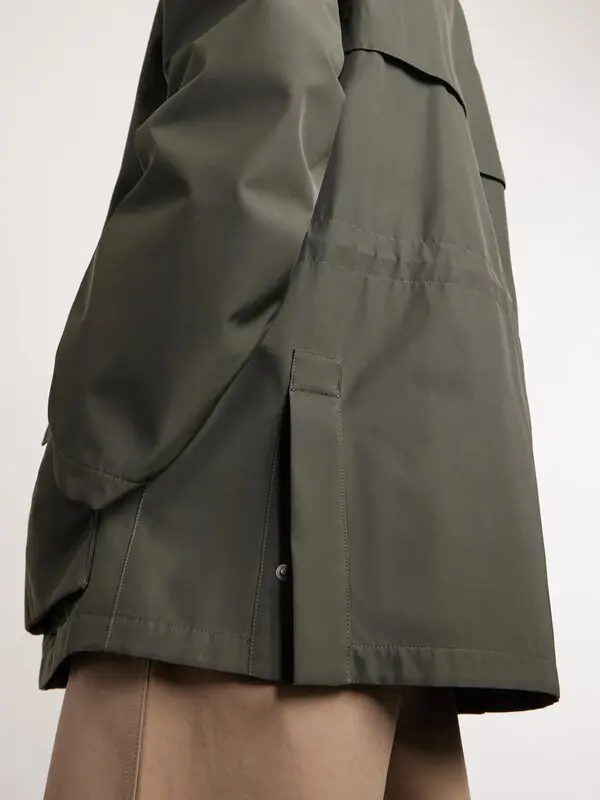 Loro Piana Horsey Leather-trimmed Field Jacket - Green