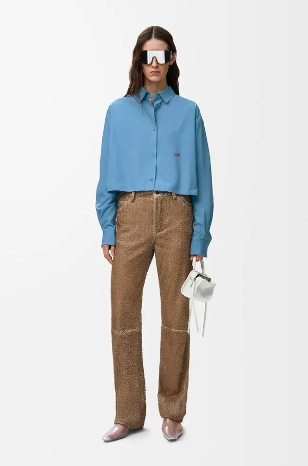 Loewe Cotton Poplin Shirt - Blue