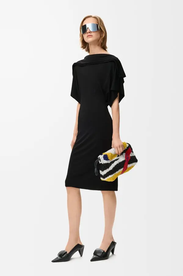 Loewe Dress In Viscose - Black