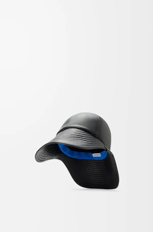 Loewe Leather Hiker Hat - Black