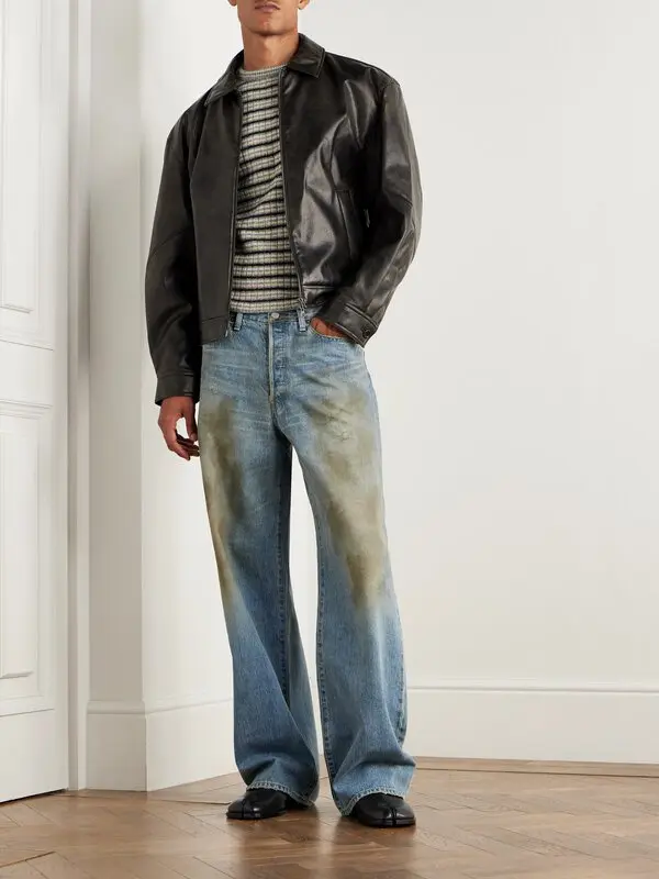 AMOMENTO Textured Blouson Jacket
