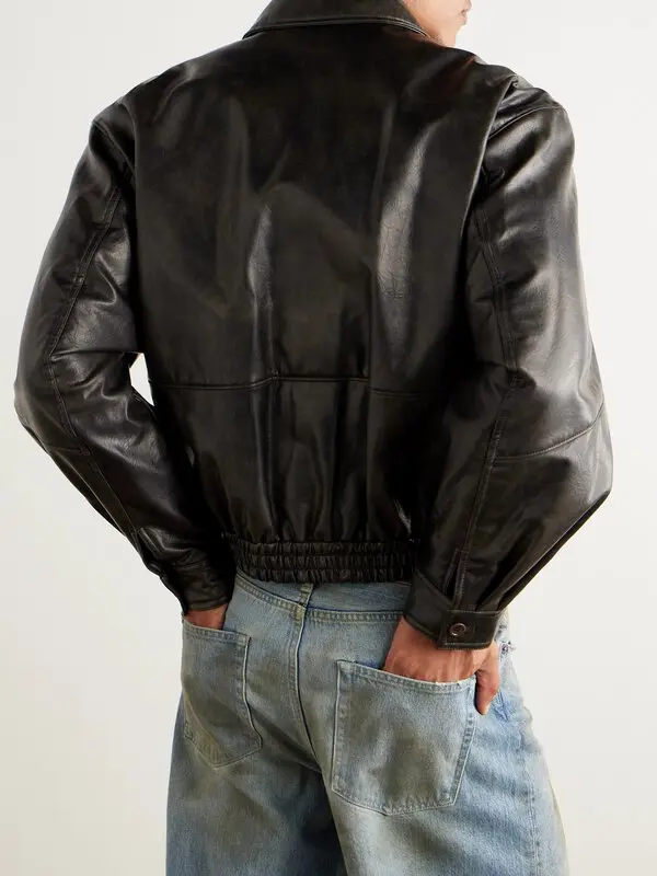 AMOMENTO Textured Blouson Jacket