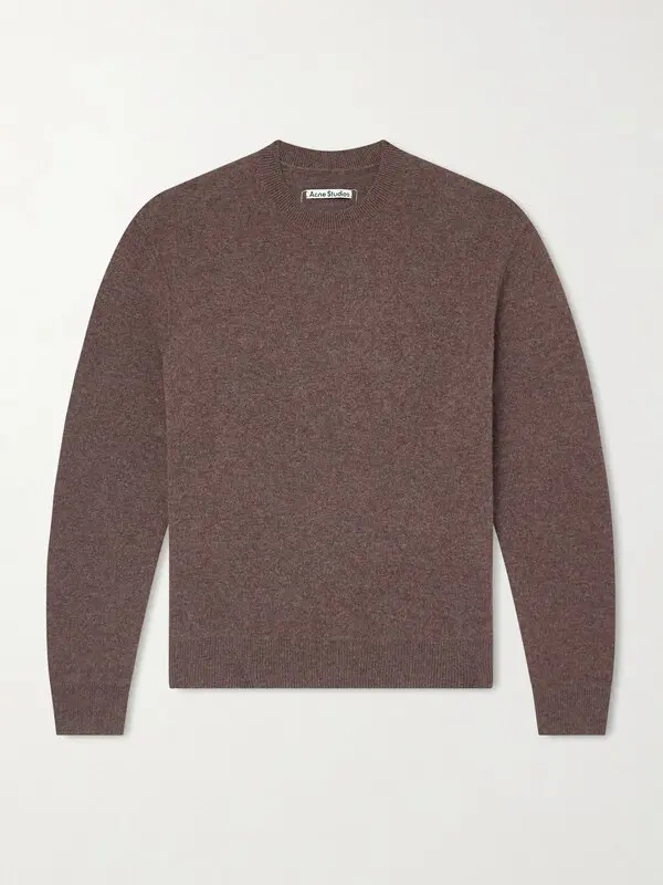Acne Studios Klimi Oversized Cashmere-blend Sweater - Brown