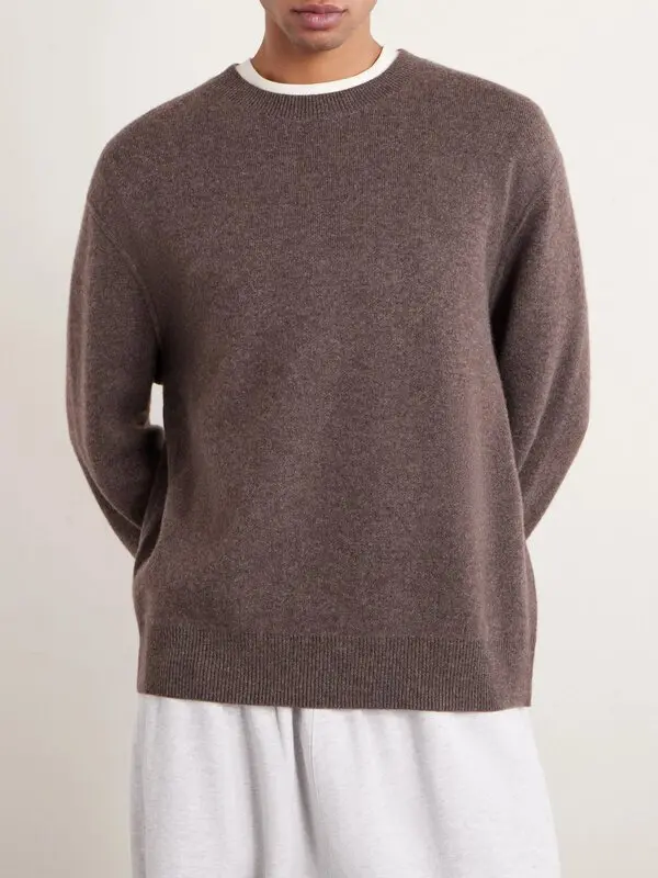 Acne Studios Klimi Oversized Cashmere-blend Sweater - Brown