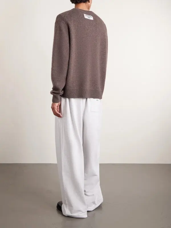 Acne Studios Klimi Oversized Cashmere-blend Sweater - Brown