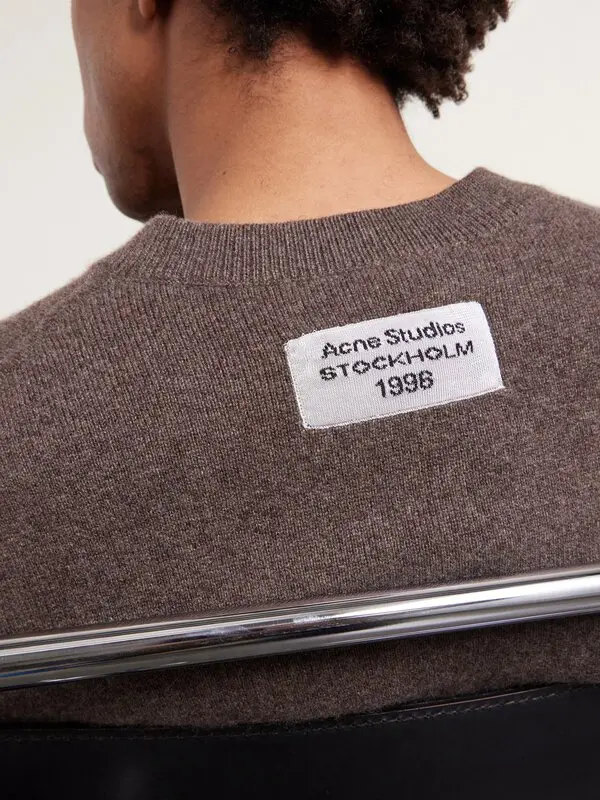 Acne Studios Klimi Oversized Cashmere-blend Sweater - Brown