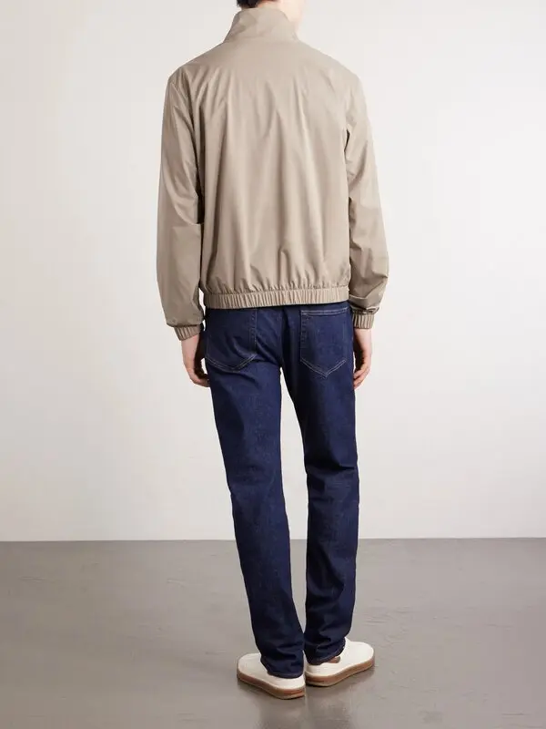 Loro Piana Reversible Windmate® Storm System® Nylon And Cashmere Blouson Jacket - Brown