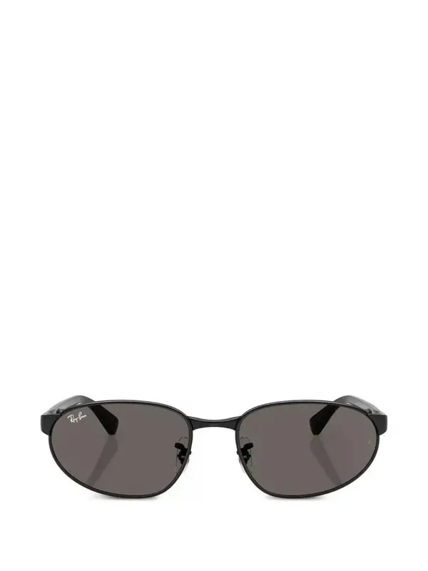 Ray-ban Oval-frame Sunglasses - Black