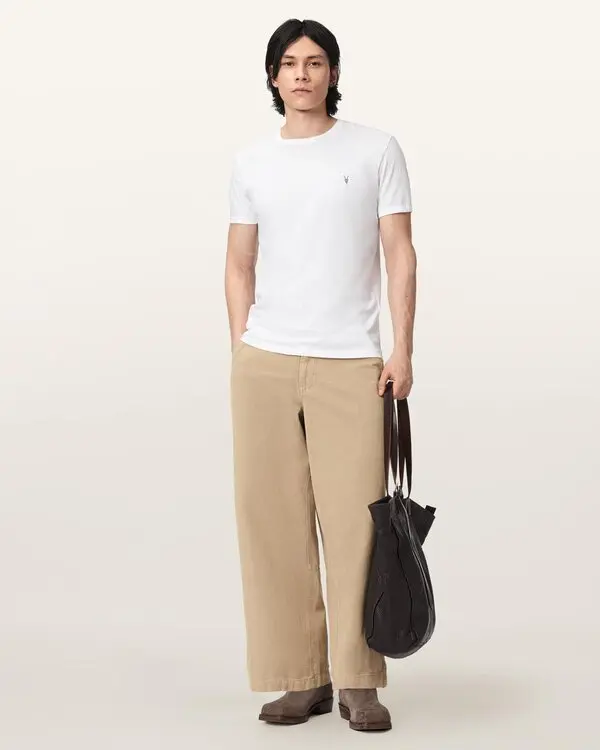 ALLSAINTS Jackson Wide Leg Trousers - Brown