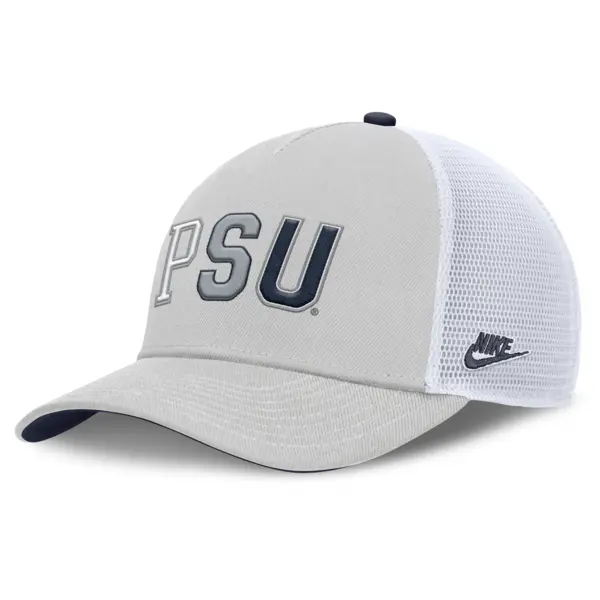 Nike Penn State Legacy Basketball Rise College Trucker Adjustable Hat - Grey