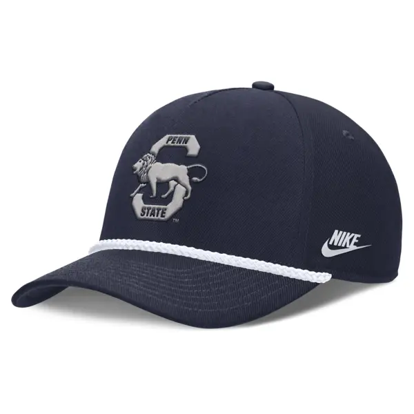 Nike Penn State Legacy Basketball Rope Rise College Adjustable Hat - Blue