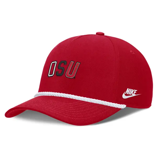 Nike Ohio State Legacy Basketball Rope Rise Adjustable Hat - Red