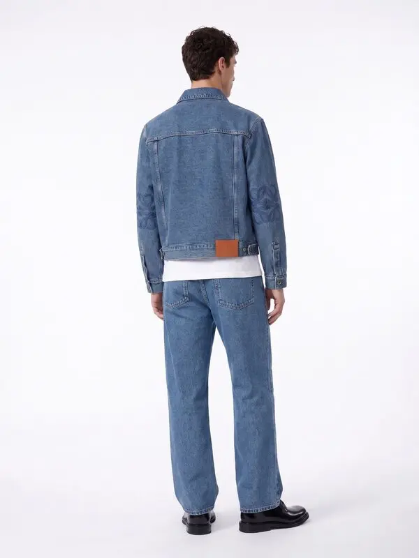Loewe Anagram Denim Jacket - Blue