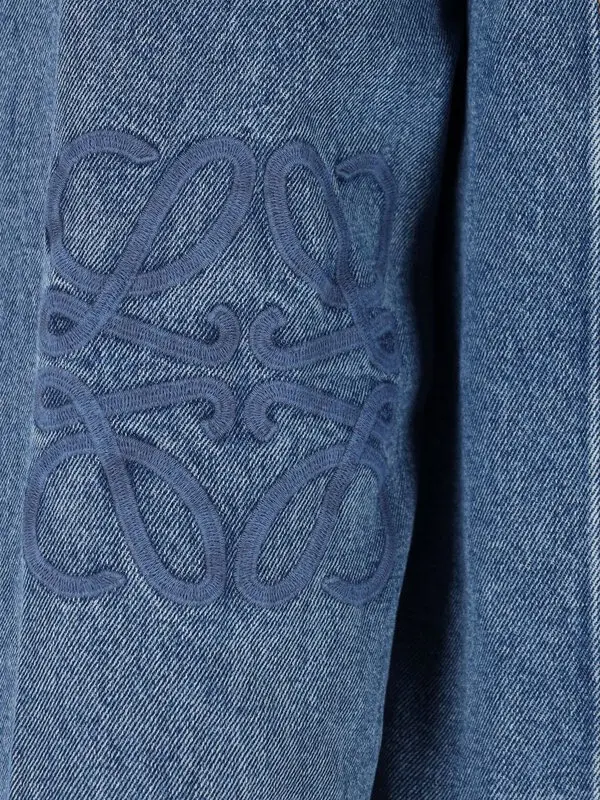 Loewe Anagram Denim Jacket - Blue