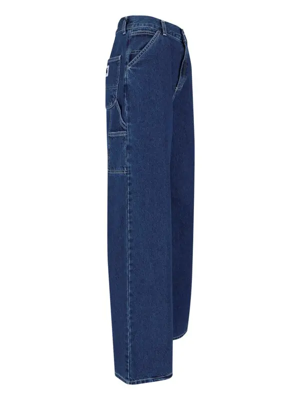 Carhartt Work In Progress Wide Leg Jeans - Blue