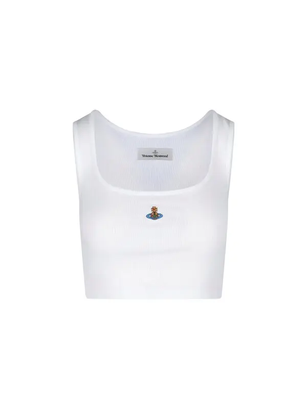 VIVIENNE WESTWOOD Orb Tank Top - White