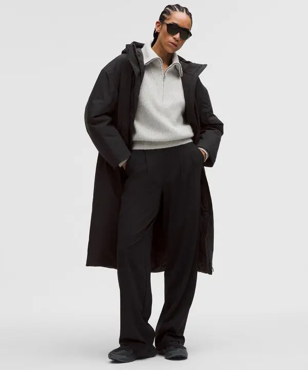 Lululemon Oversized Insulated Rain Coat - Black