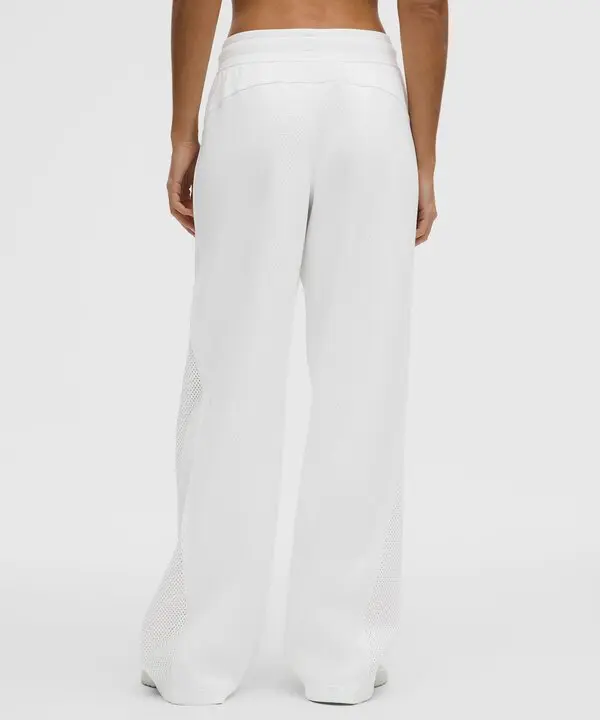 Lululemon Engineered Knit Mesh Tennis Track Pant - White