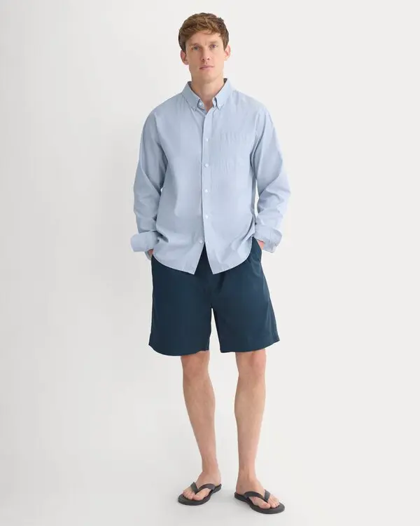 Everlane Pleated Easy Short - Midnight Navy