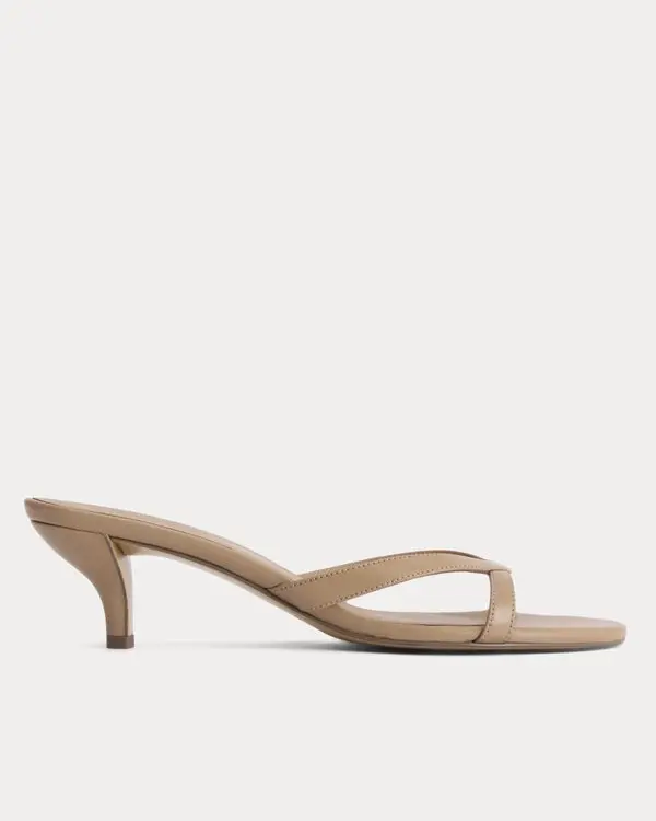 Everlane Sculpted Heel Sandal - Affogato