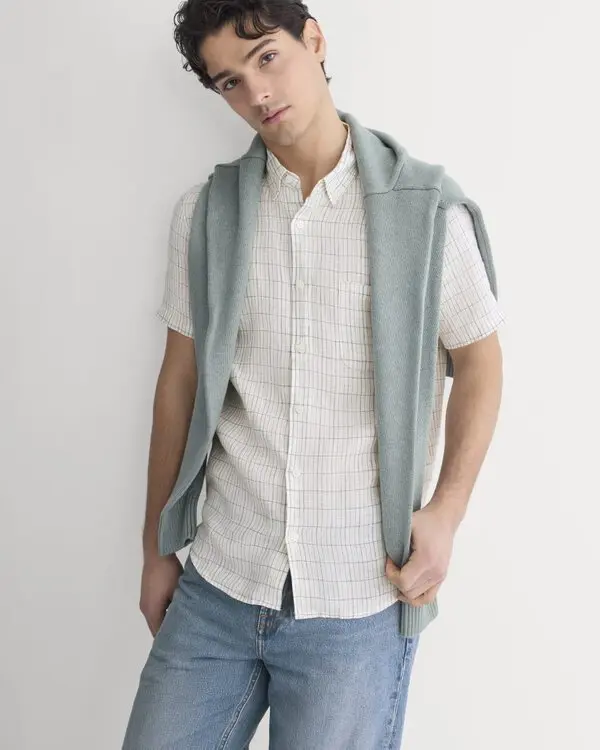 Everlane Classic Short-sleeve Shirt, Linen Size
