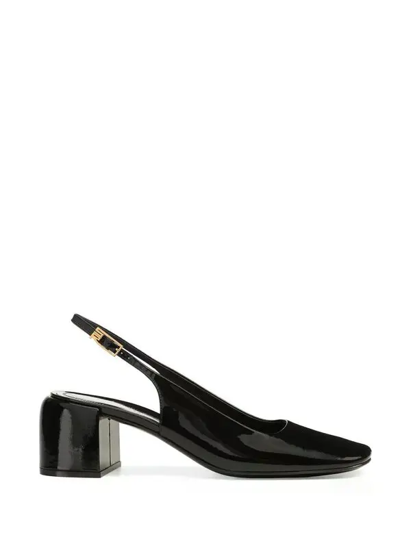 SERGIO ROSSI Convex Leather Sandals