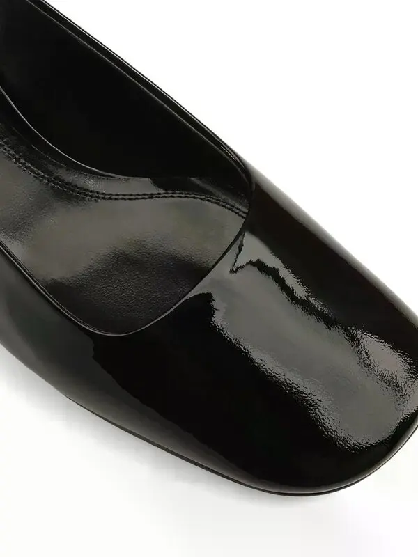 SERGIO ROSSI Convex Leather Sandals